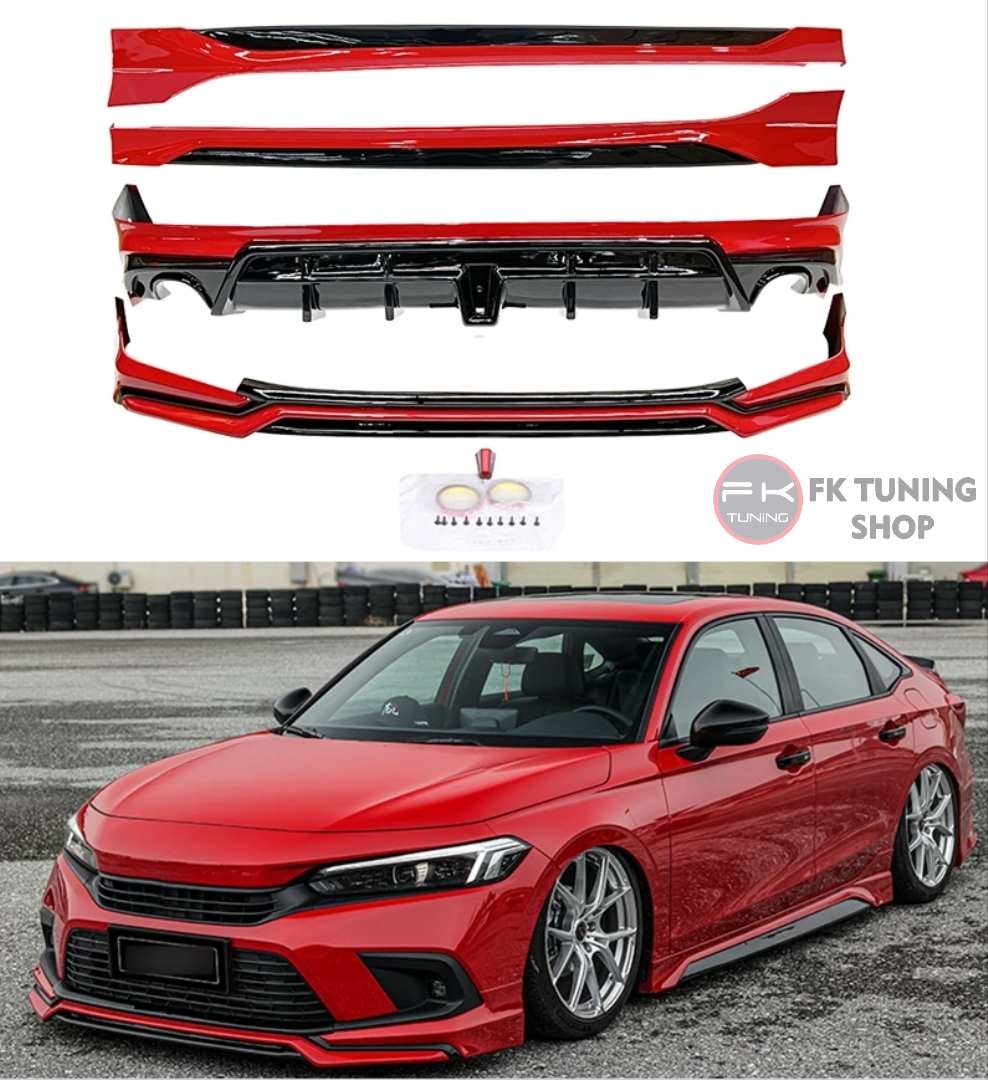 Honda Civic FE Body Kit Seti (ithal-boyasız) 2022 ve üzeri | FK Tuning ...