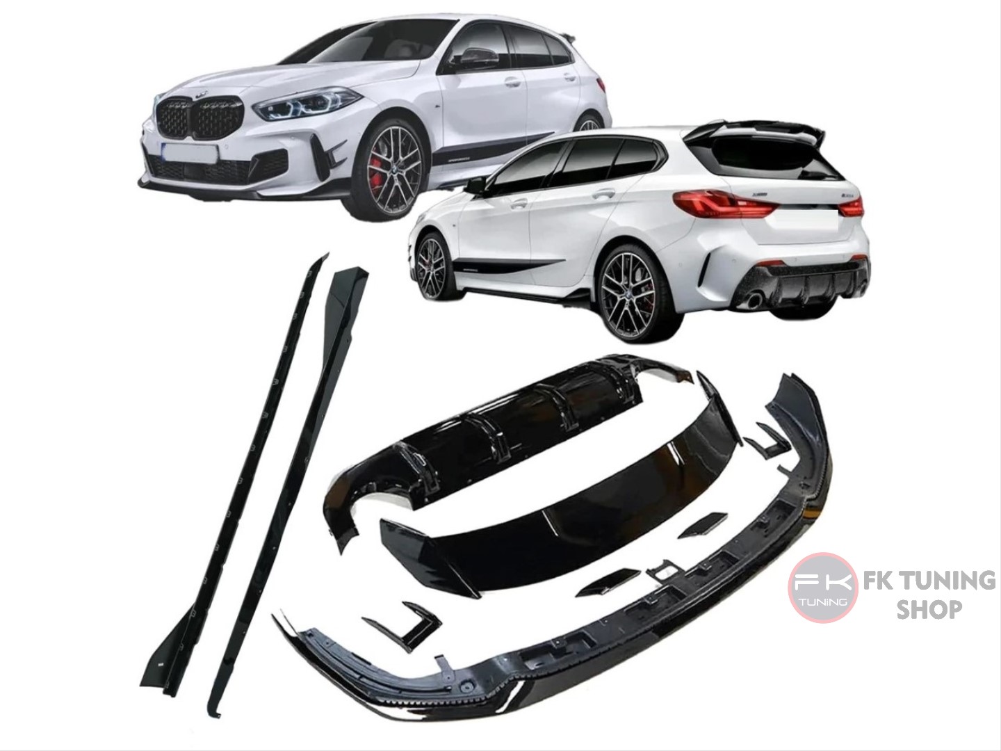 Bmw F40 M Technic Aero Body Kit 2019 ve üzeri Hb (pianoblack renk | FK ...