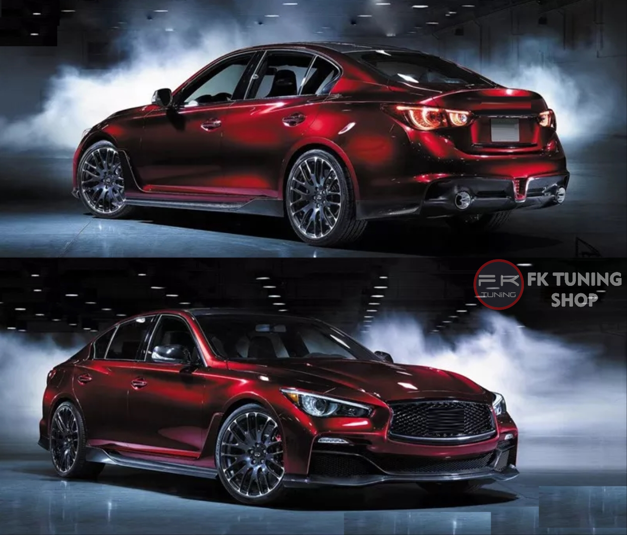 İnfinity Q50 Eau Rogue Body Kit Seti Dönüşüm (plastik-boyasız) 2014 ...