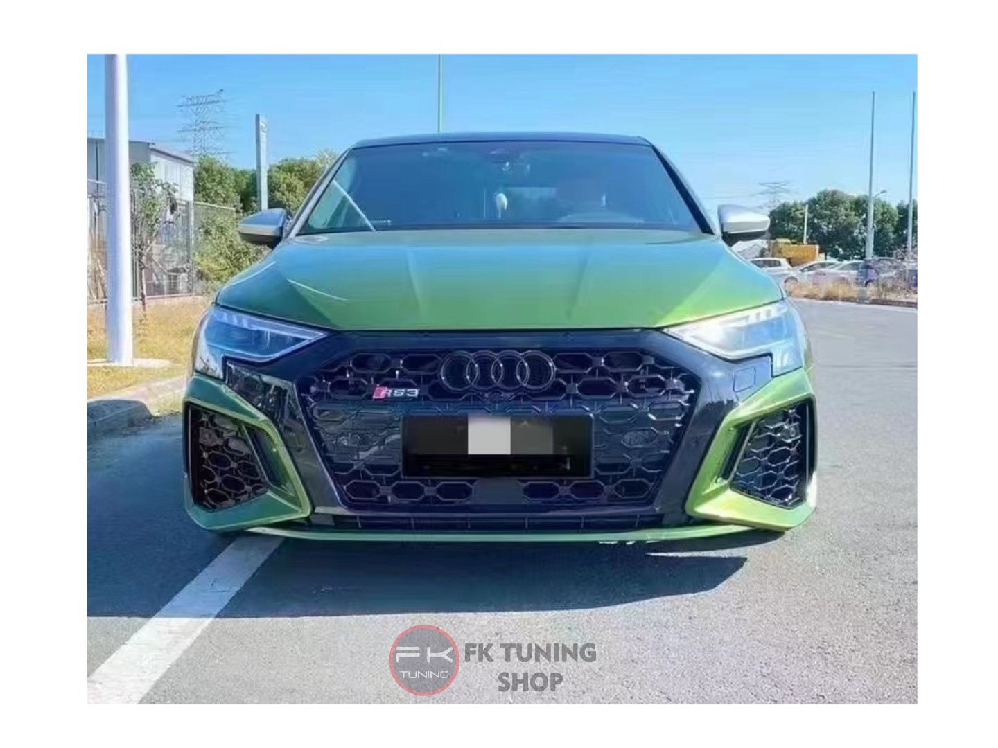 Audi A3 Rs3 Ön Tampon Seti + Ön Panjur Seti 2021 ve üzeri Uyumlu | FK Tuning Shop - Oto Aksesuar ...