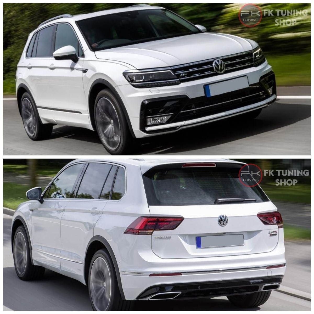 TİGUAN R LİNE BODY KİT | FK Tuning Shop - Oto Aksesuar - Tuning