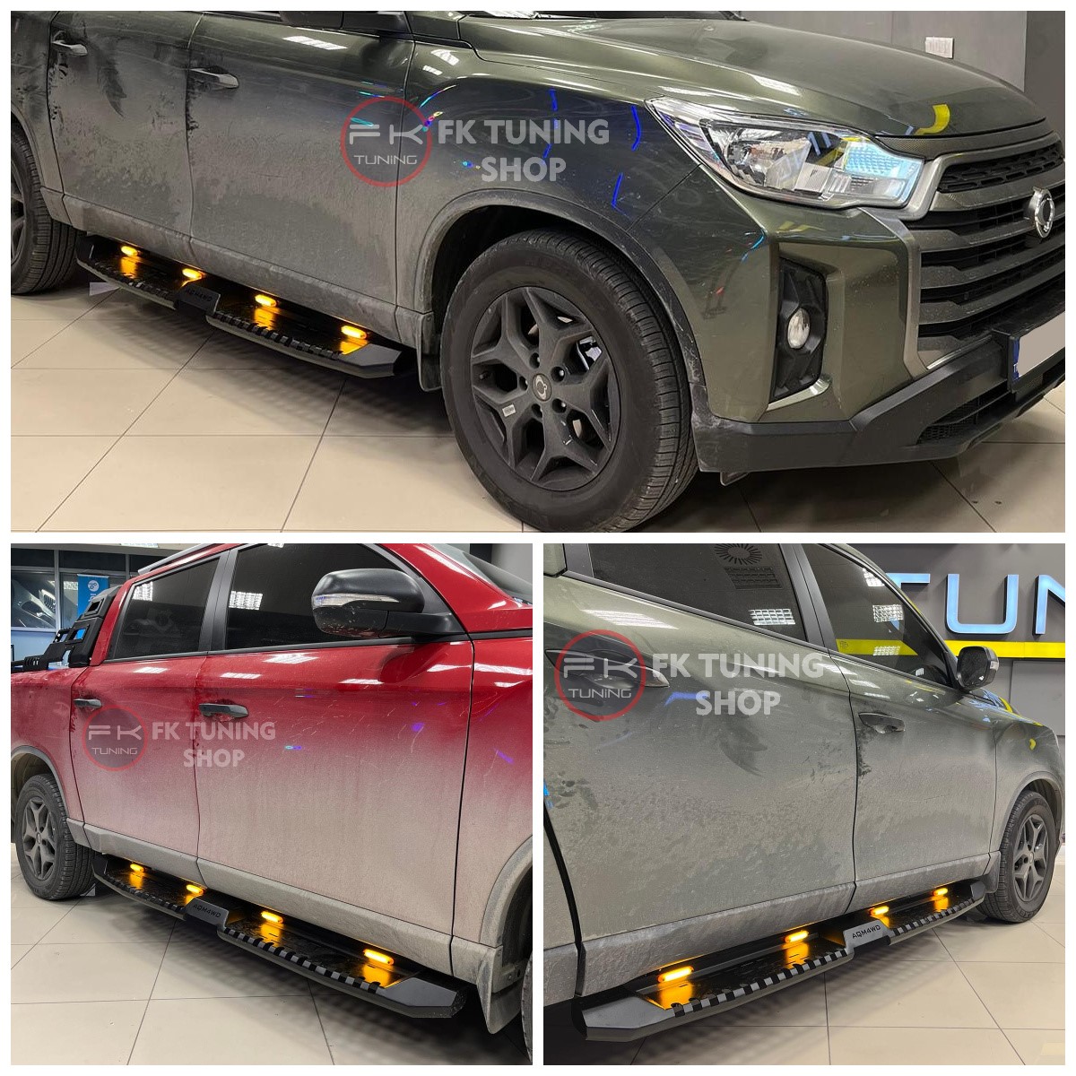 SSANGYONG GRAND MUSSO AQM4WD YAN BASAMAK SETİ DEMİR | FK Tuning Shop ...