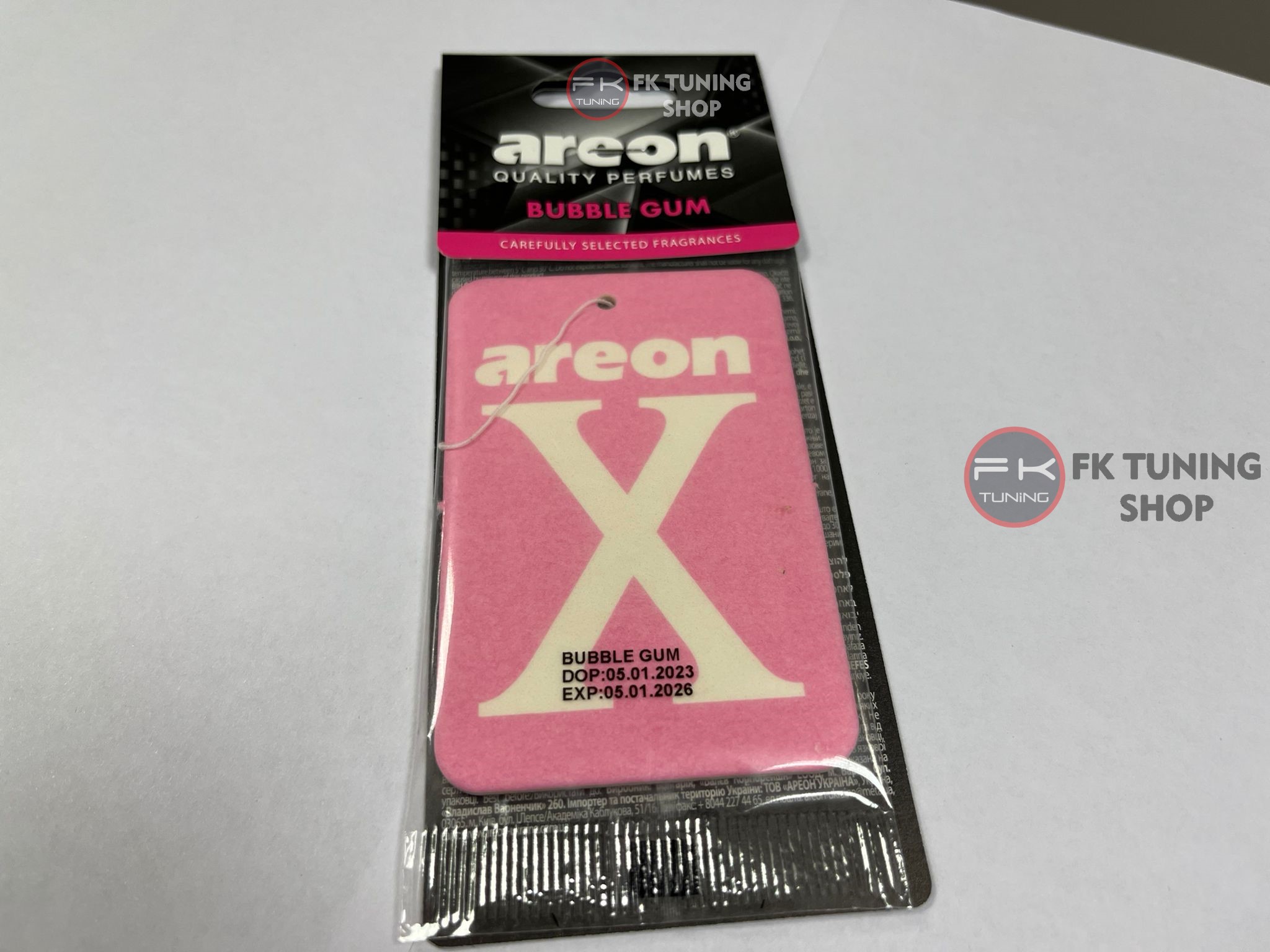 Areon X Bubble Gum Oto Araç Kokusu 1 Adet (pembe renk | FK Tuning Shop ...