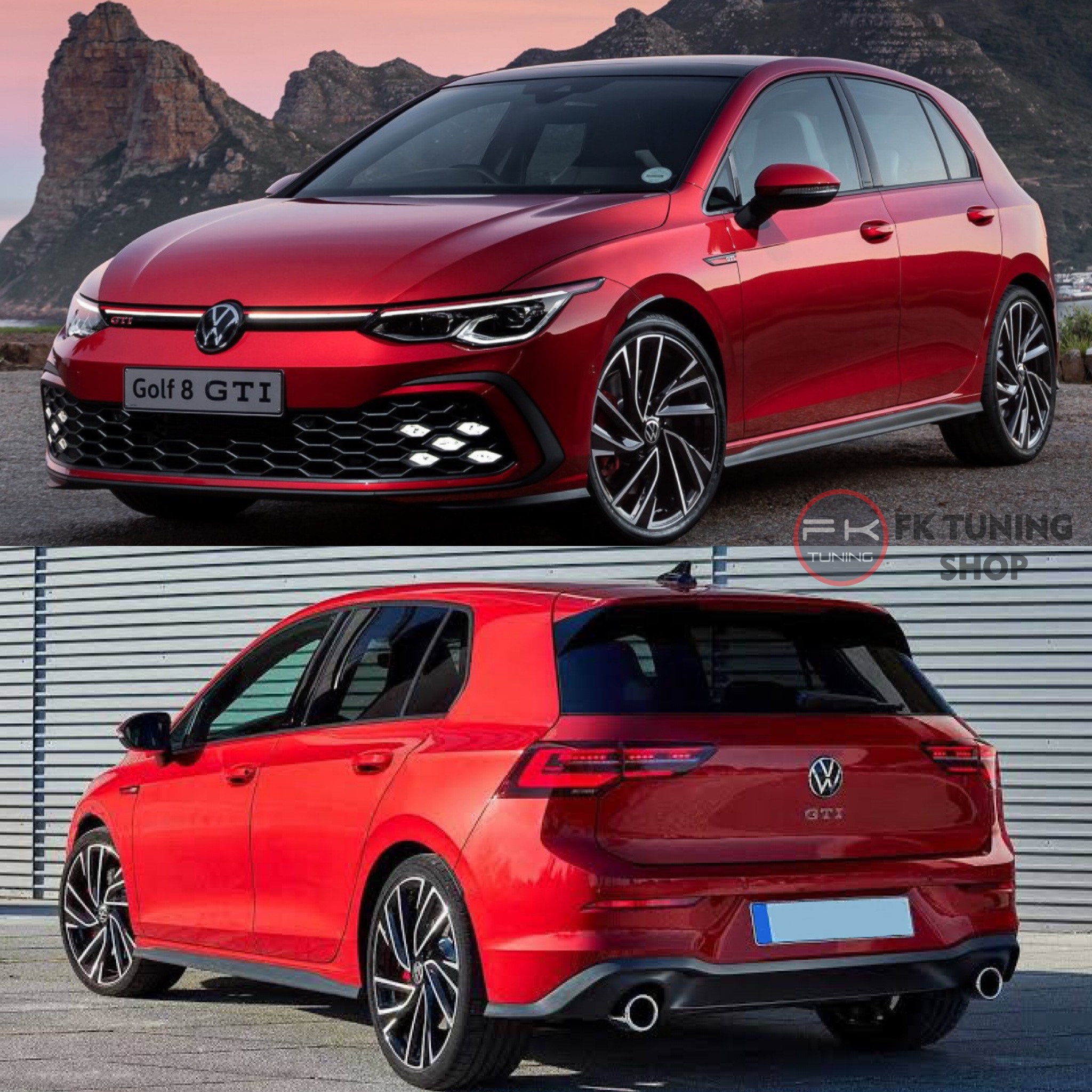Volkswagen Golf 8 Gti Body Kit SEti 2021 ve üz. İthal / Boyasız | FK ...