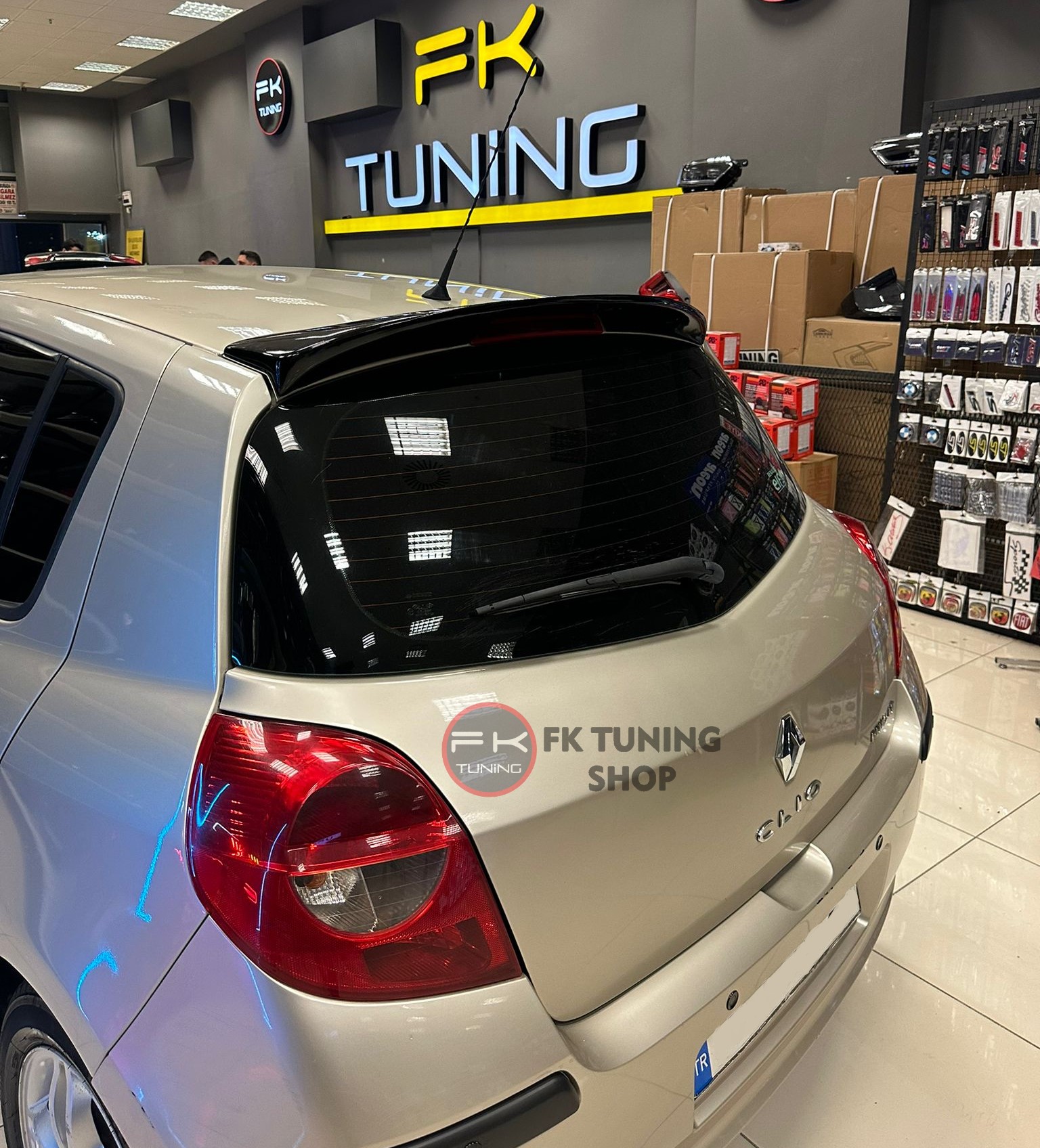 Renault Clio 3 Oem Arka Spoyler polyester-boyasız | FK Tuning Shop ...