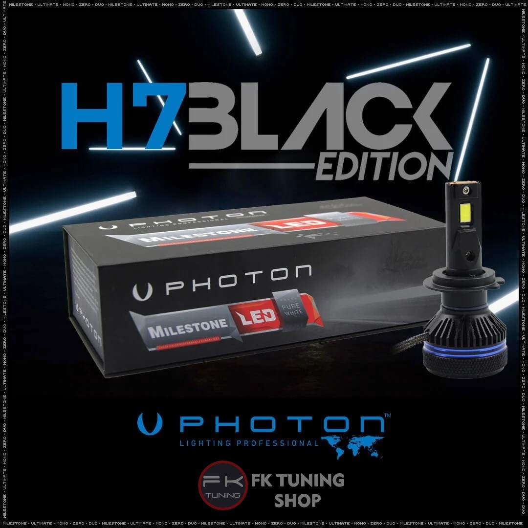 PHOTON H7 BLACK EDİTİON LED XENON MİLESTONE | FK Tuning Shop - Oto ...