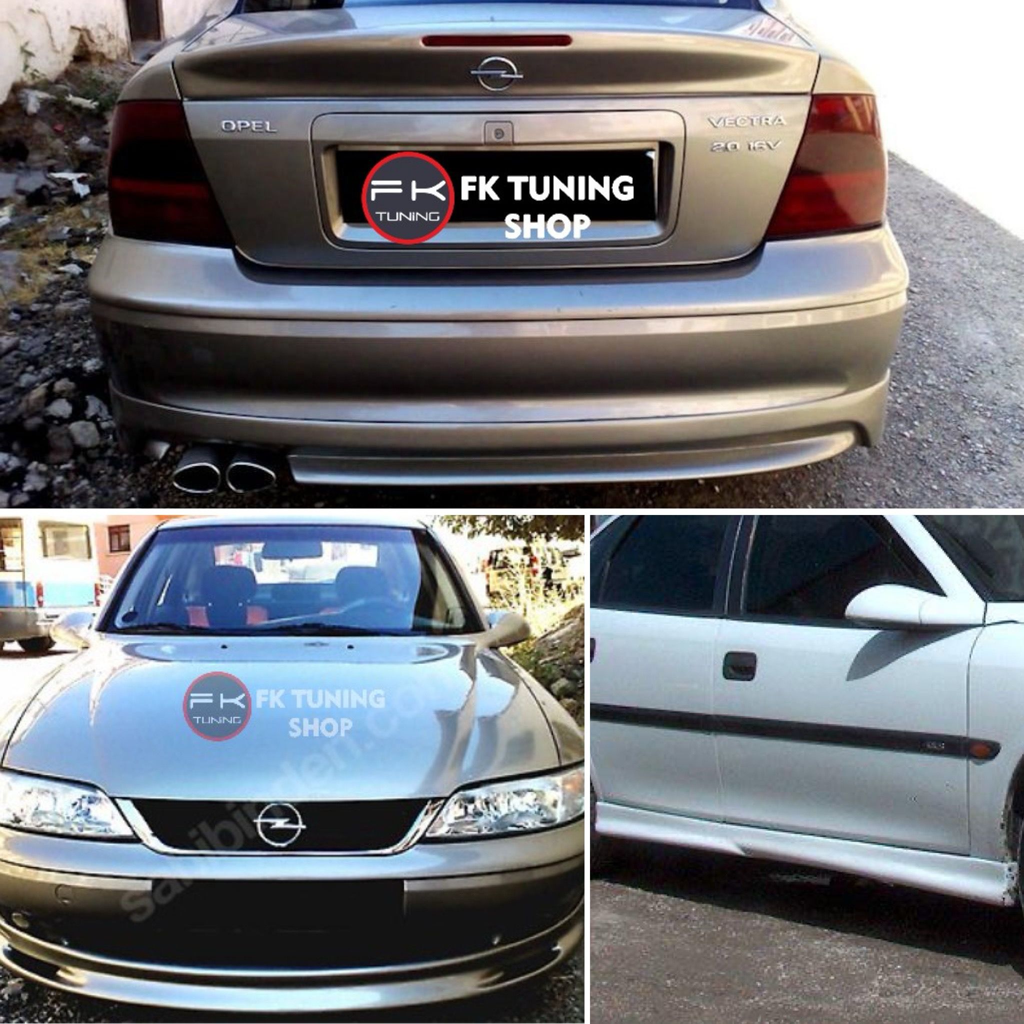 OPEL VECTRA B BODY KİT SETİ 1999-2002 makyajlı kasa (polyester-boyasız ...