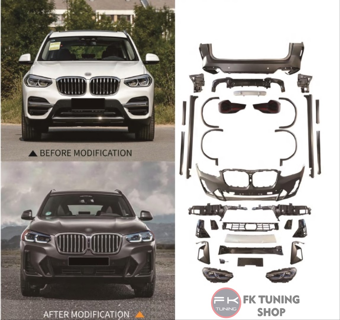X3 BODY KİT | FK Tuning Shop - Oto Aksesuar - Tuning
