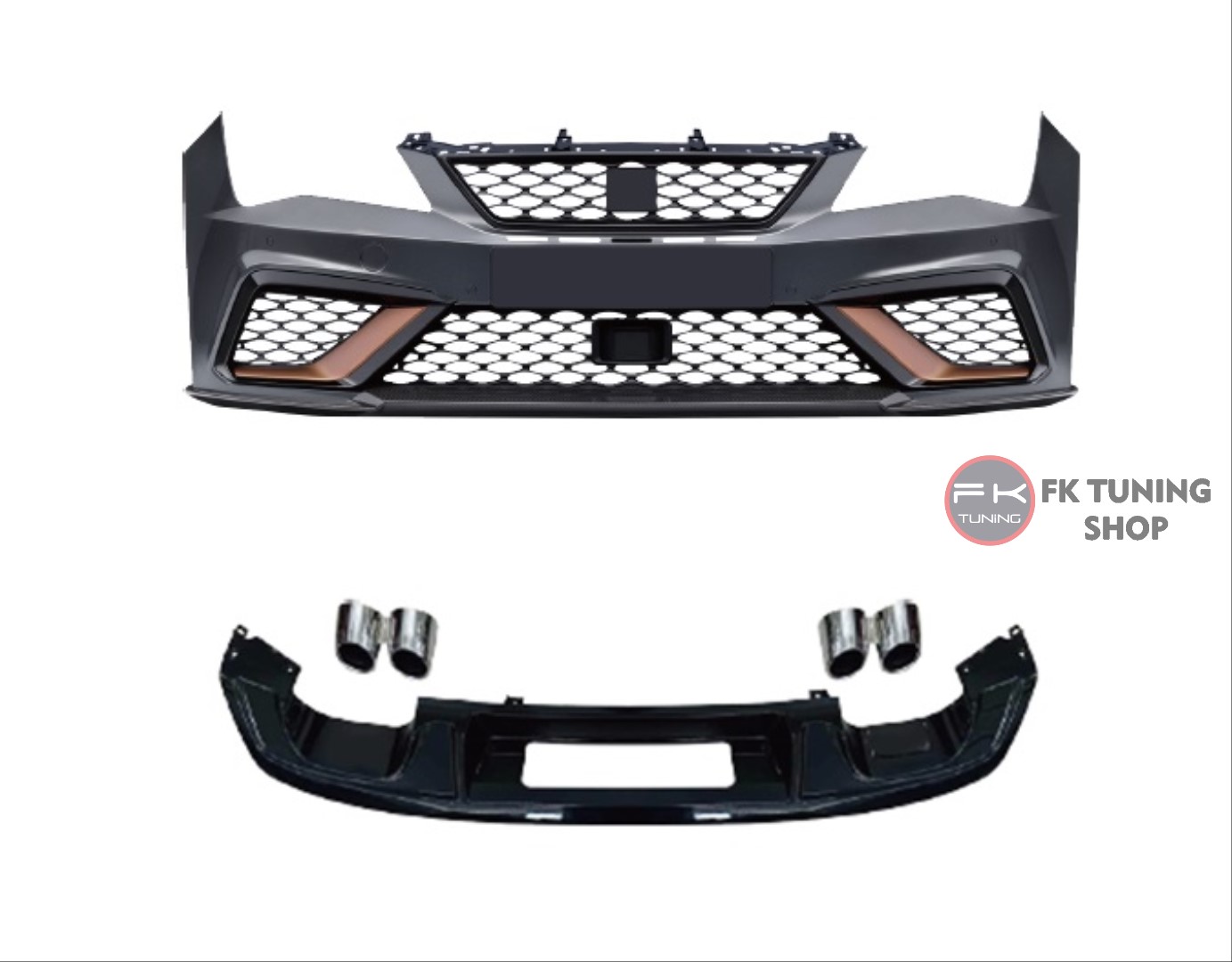 Seat Leon Cupra Dizayn Body Kit Seti 2018-2020 | FK Tuning Shop - Oto ...