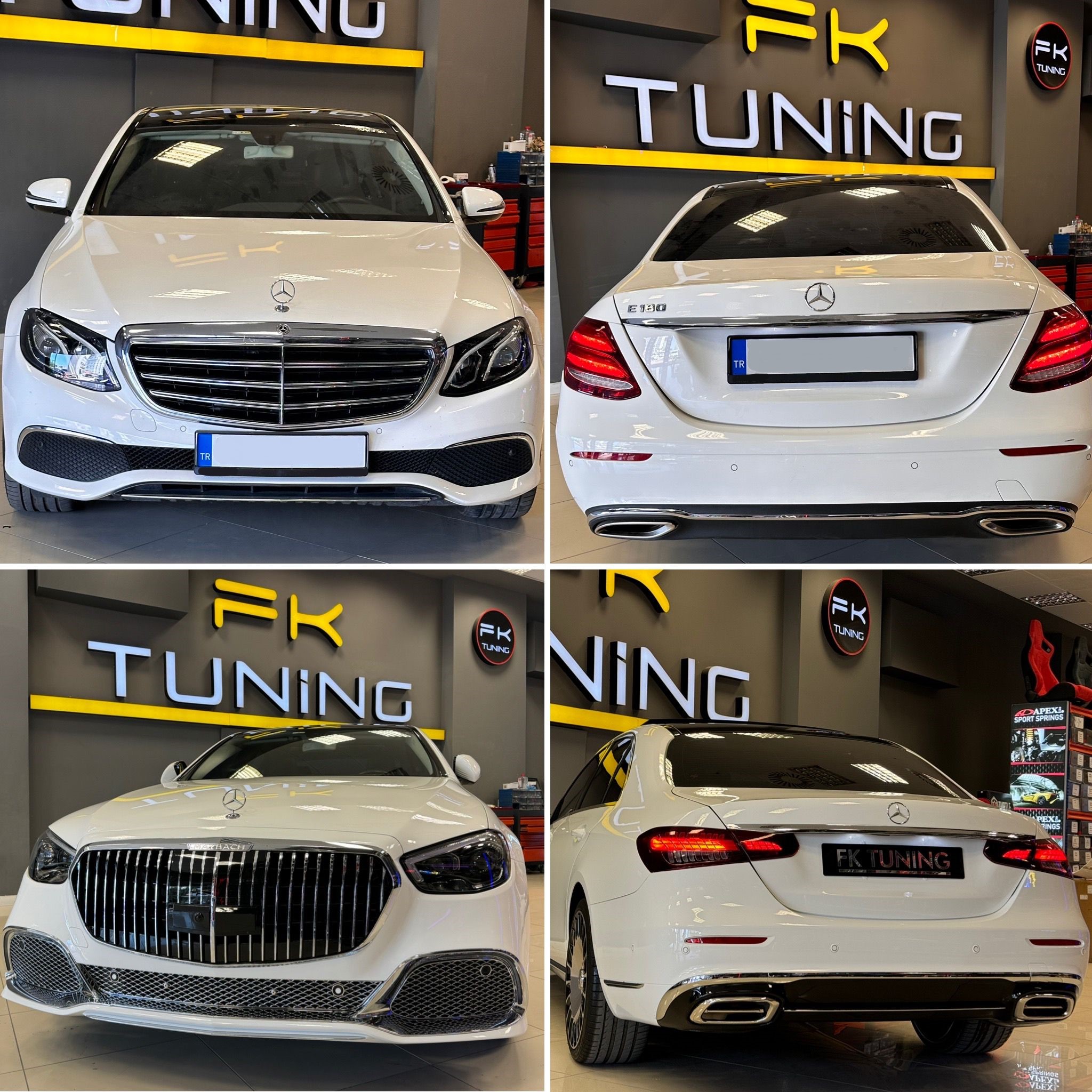 Mercedes Benz W213 2016-2019 Uyumlu 2020 Görünüm Maybach Body Kit ...