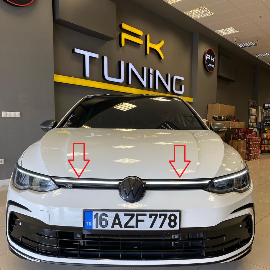 Volkswagen Golf 8 Ledli R Ön Panjur | FK Tuning Shop - Oto Aksesuar ...