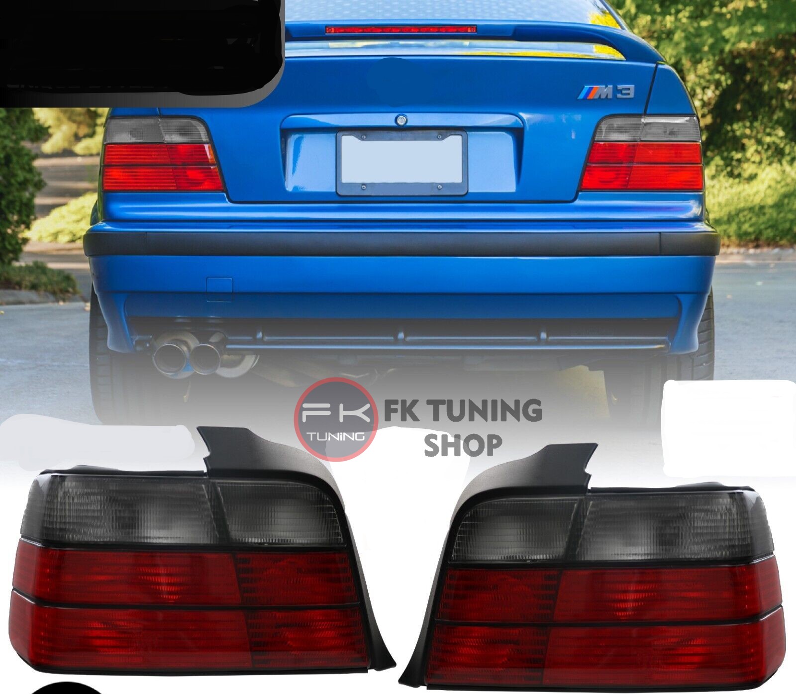Bmw E36 Sedan İnpro Dizayn Stop Sağ-Sol Seti | FK Tuning Shop - Oto ...