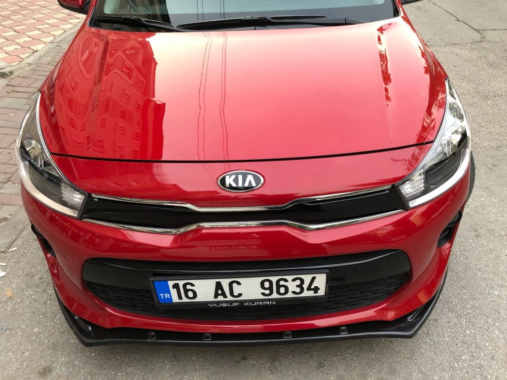 KIA RİO ÖN LİP PARLAK SİYAH YENİ KASA (plastik) | FK Tuning Shop - Oto ...