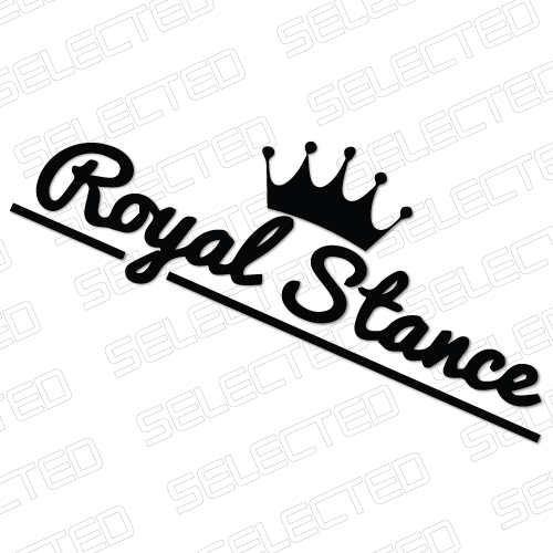 Royal Stance Sticker