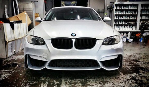 E92 Car Body Kit 1m Style Front Bumper Front Grill For Bmw, 55% OFF