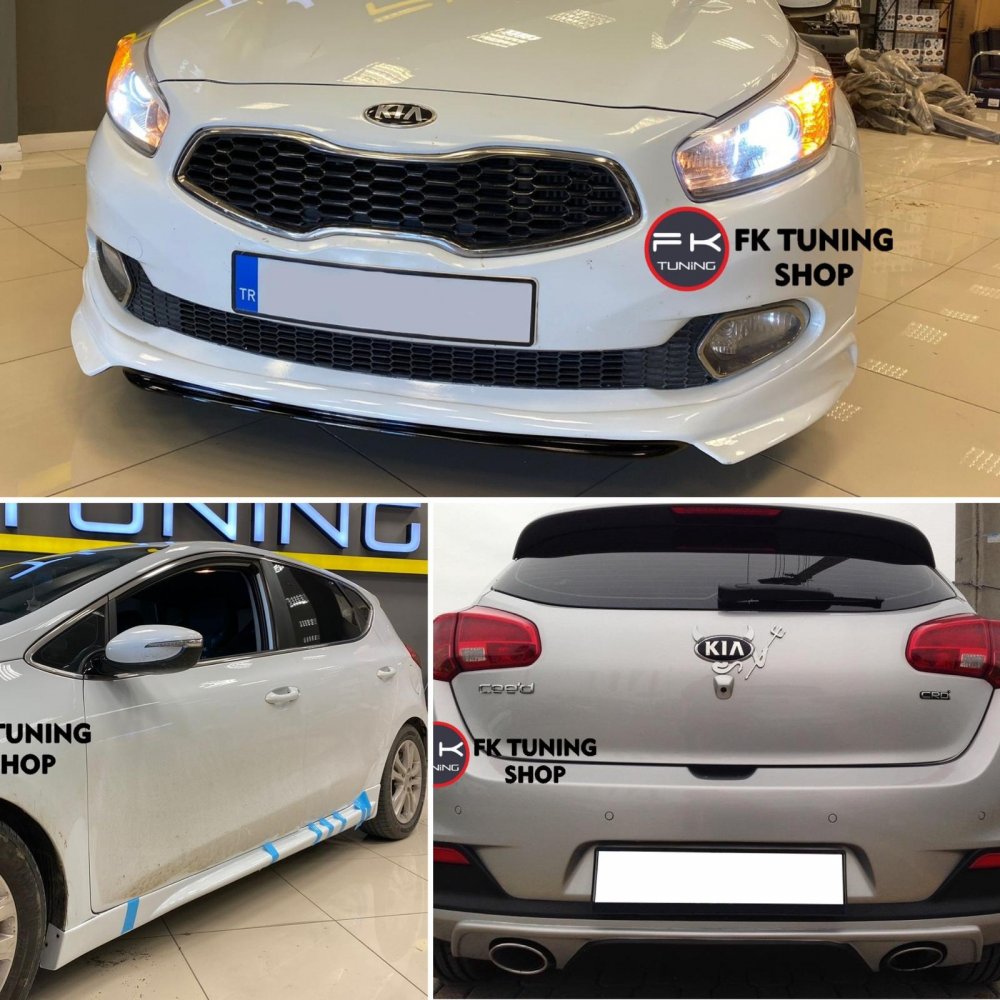 KIA CEED BODY KİT SETİ 2012 ve SONRASI (polyester-boyasız) | FK Tuning ...
