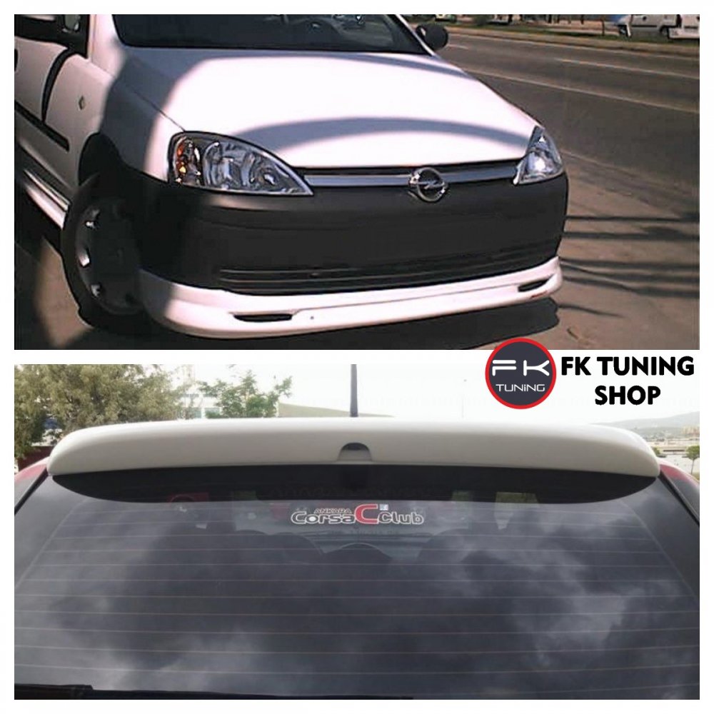 Opel Corsa C Body Kit Seti Boyasız-polyester | FK Tuning Shop - Oto ...