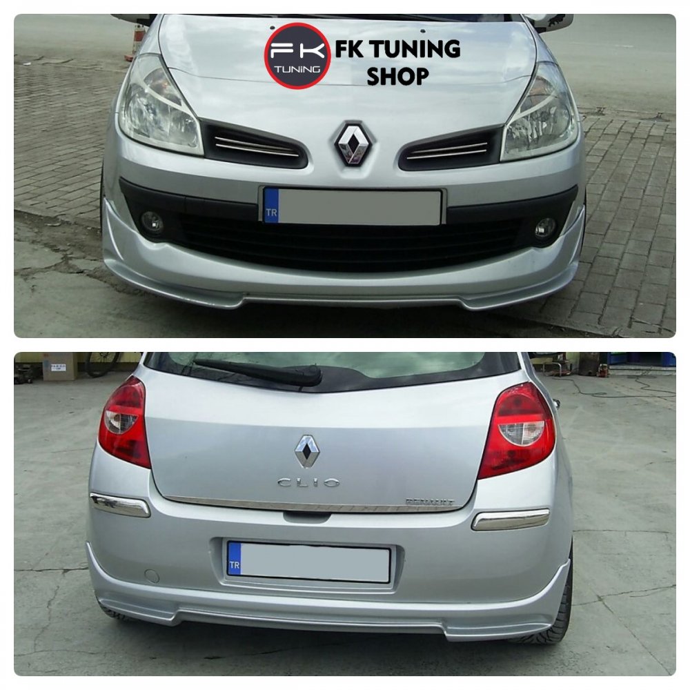 RENAULT CLİO 3 BODY KİT SETİ makyajsız kasa (polyester-boyasız) | FK ...
