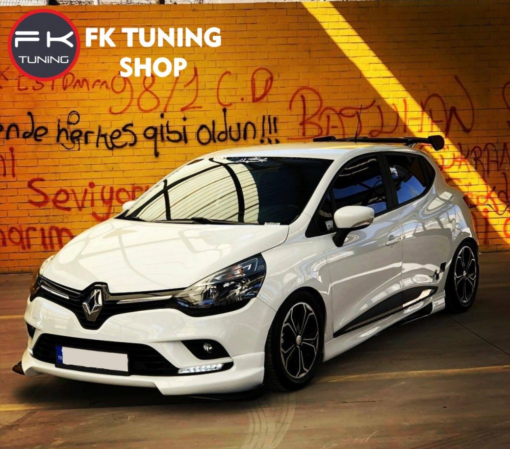 Renault Clio 4 Makyajlı Kasa Ön Tampon Eki Polyester-Boyasız | FK ...