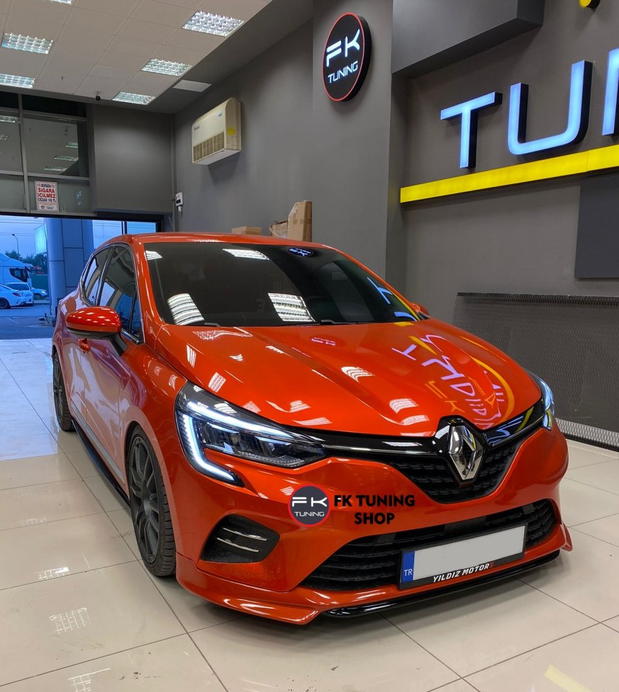 Renault Clio 5 Ön Tampon Eki 2020 ve üzeri (polyester/boyasız | FK ...
