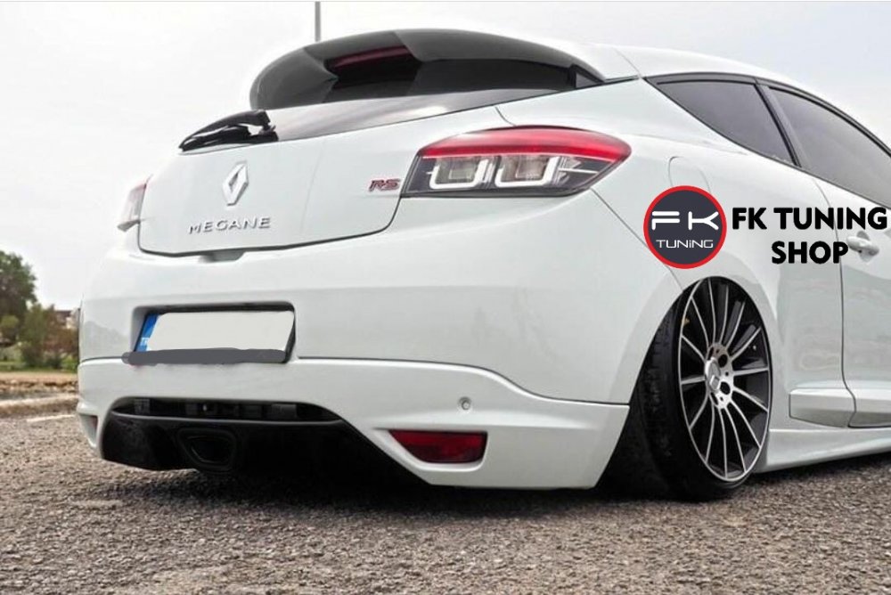 Renault Megane 3 Coupe Arka Tampon Eki Difüzör (polyester/boyasız | FK ...