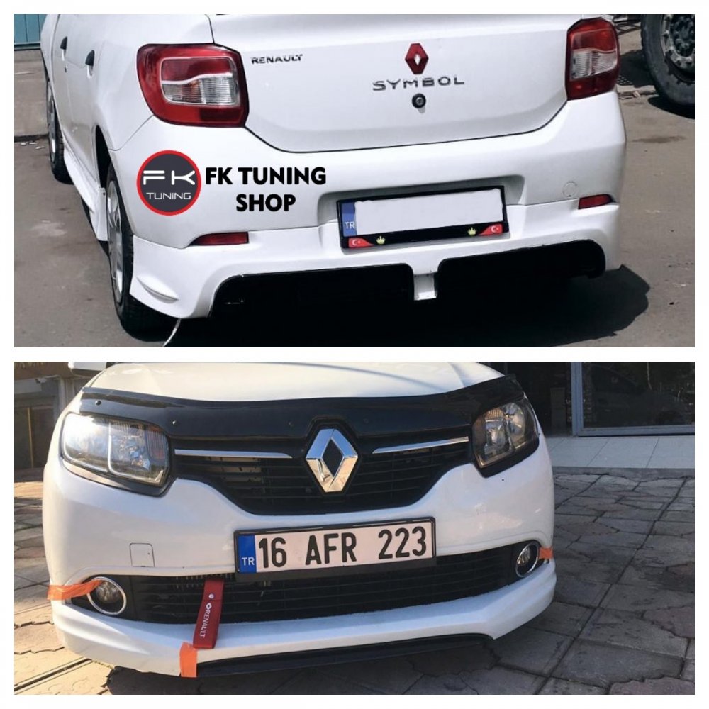 Renault Symbol Body Kit Seti 2012-2016 (makyajsız/boyasız/polyester ...