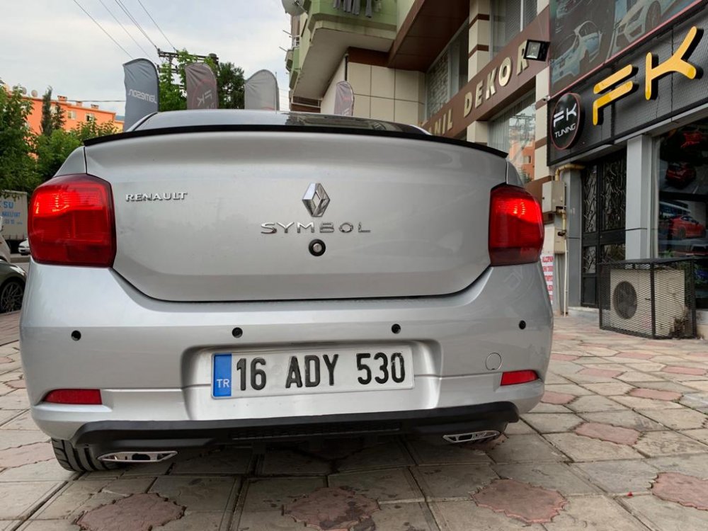 RENAULT SYMBOL DİFÜZÖR CİFT EGZOZ GÖRÜNÜMLÜ | FK Tuning Shop - Oto ...