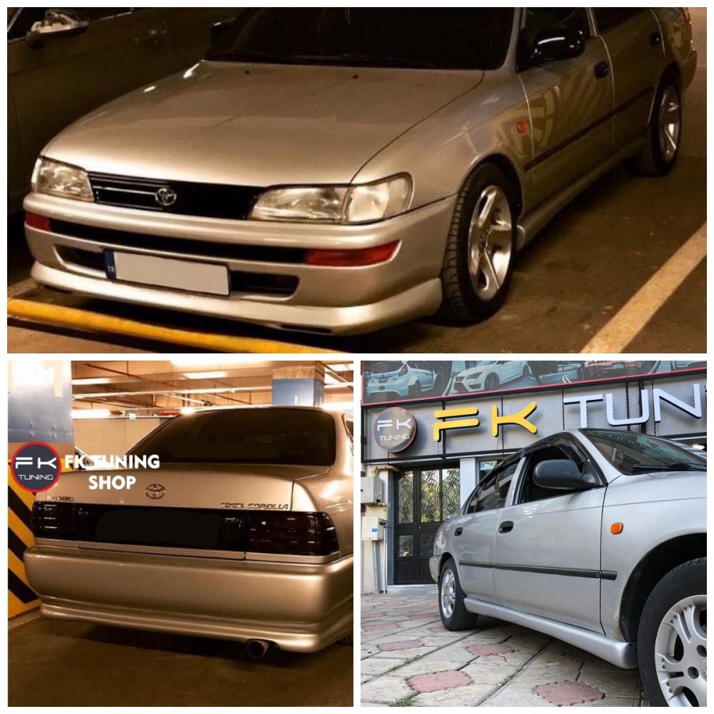 Toyota Corolla Body Kit Seti Efsane Kasa 1993-1998 (polyester-astarlı ...
