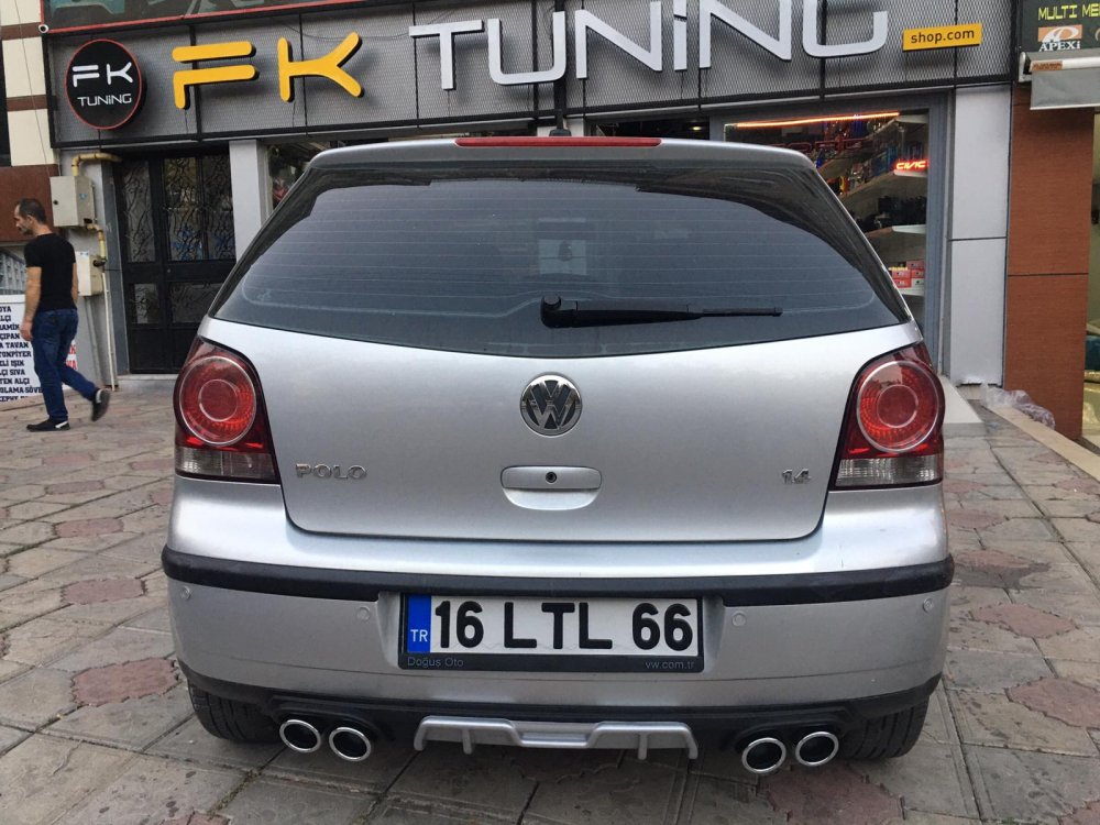 VOLKSWAGEN POLO 9N2 EGZOZ GÖRÜNÜMLÜ DİFÜZÖR En Uygun Fiyatlarla | FK ...
