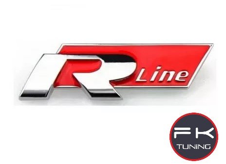 VOLKSWAGEN R LİNE LOGO KIRMIZI (YAPIŞTIRMALI) | FK Tuning Shop - Oto ...