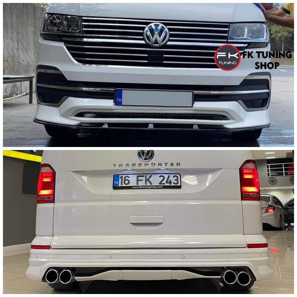 Vw Transporter - Caravelle Body Kit Seti 2020 ve üzeri T8 (polyester ...