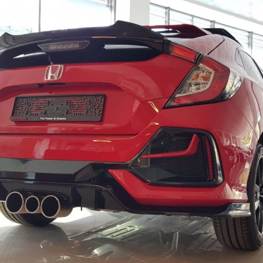 HONDA CİVİC FK7 SPOYLER OEM MODEL (Pianoblack Fiyatı - Taksit Seçenekleri