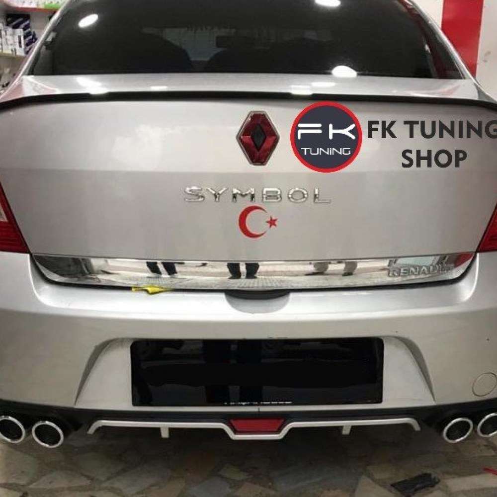 RENAULT SYMBOL DİFÜZÖR ÇİFT EGZOZ GÖRÜNÜMLÜ (gri detaylı Fiyatı ...