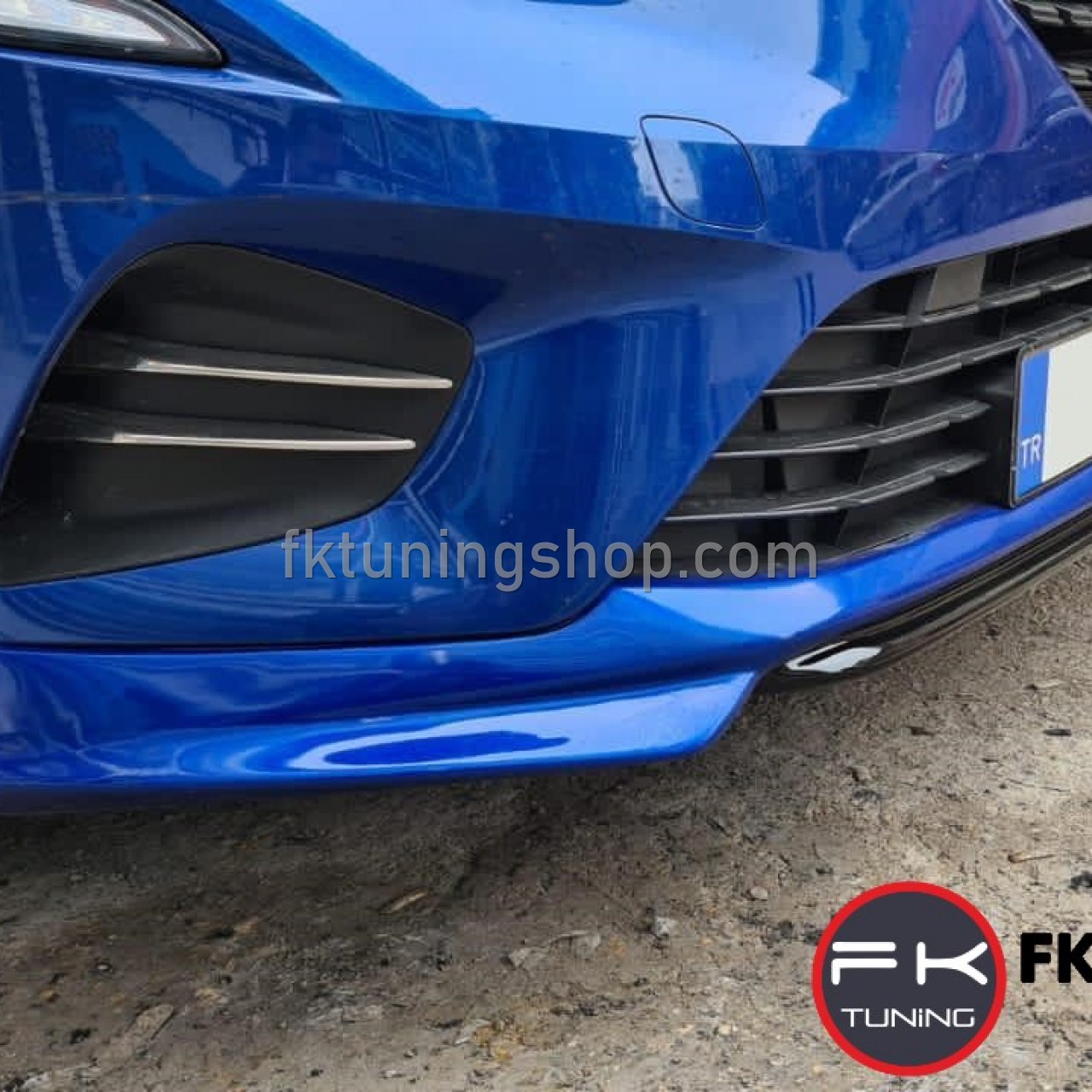 Renault Clio 5 Ön Tampon Eki 2020 ve üzeri (plastik/boyasız | FK Tuning ...