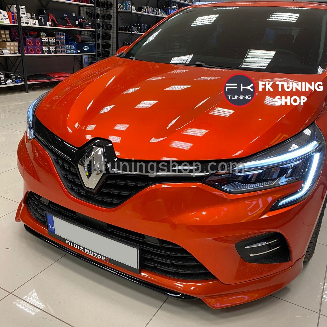 Renault Clio 5 Ön Tampon Eki 2020 ve üzeri (plastik/boyasız | FK Tuning ...