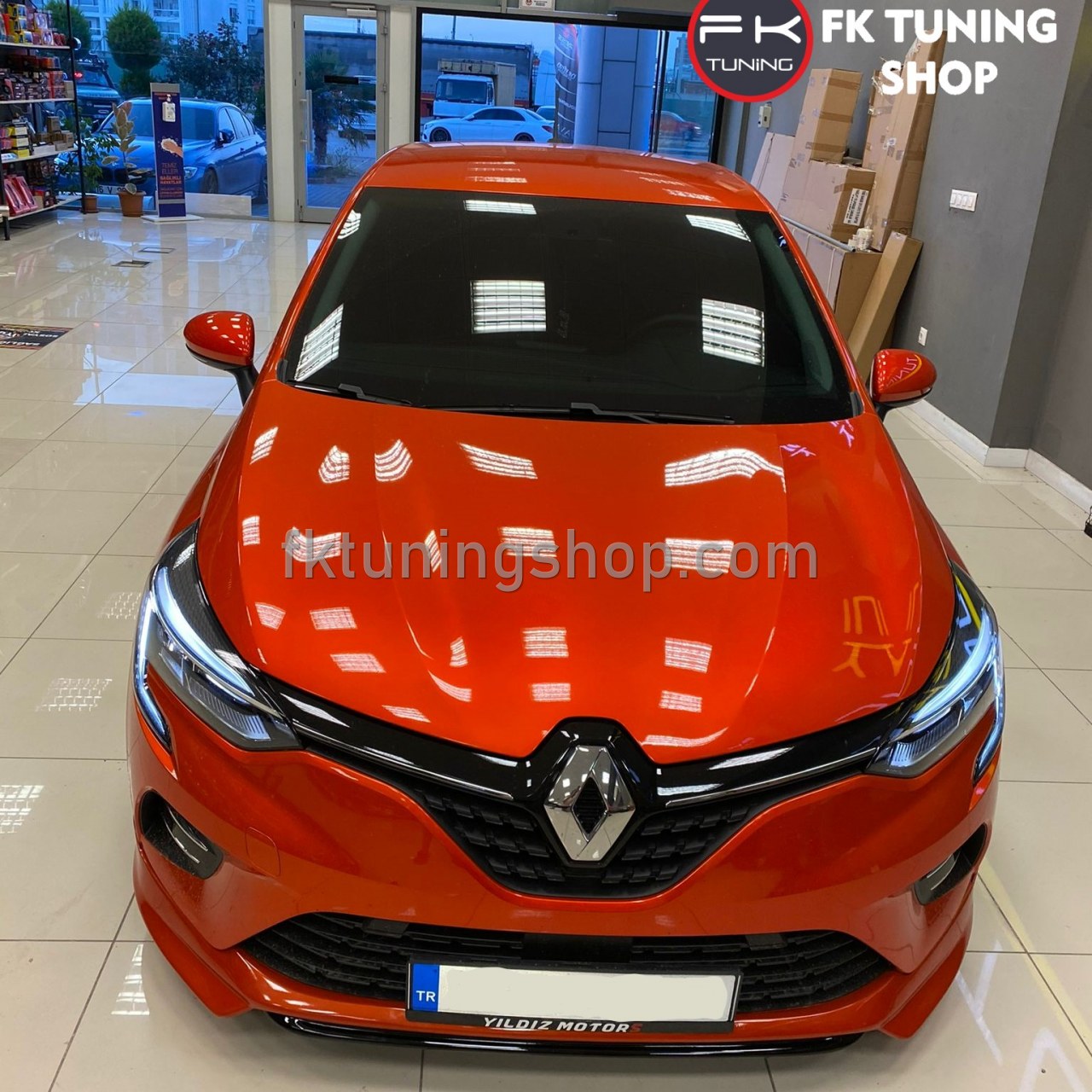 Renault Clio 5 Ön Tampon Eki 2020 ve üzeri (plastik/boyasız | FK Tuning ...