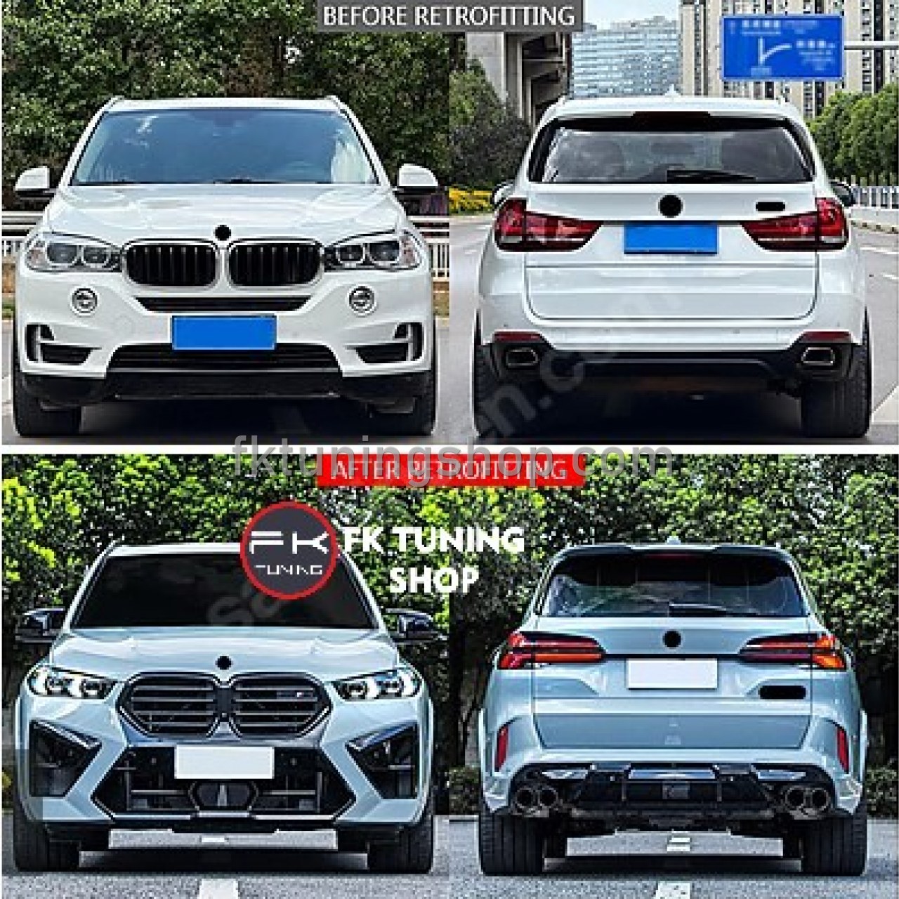 Bmw X5 F15 2014-2018 uyumlu G05 Lci X5M F95 Görünüm Bodykit Seti ...