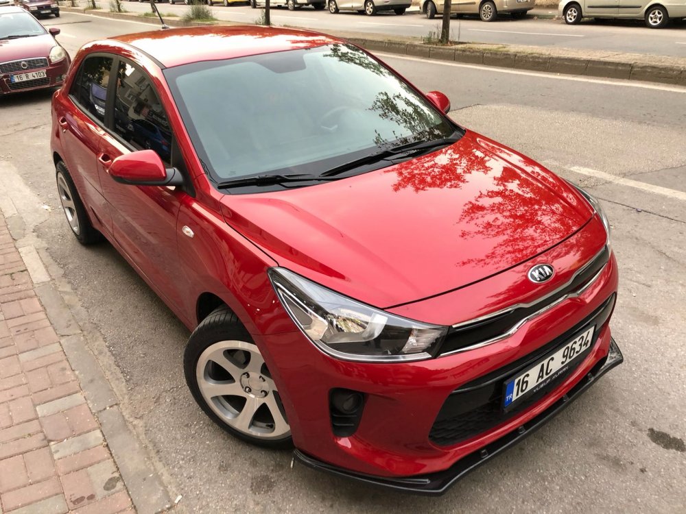 KIA RİO ÖN LİP PARLAK SİYAH YENİ KASA (plastik) | FK Tuning Shop - Oto ...
