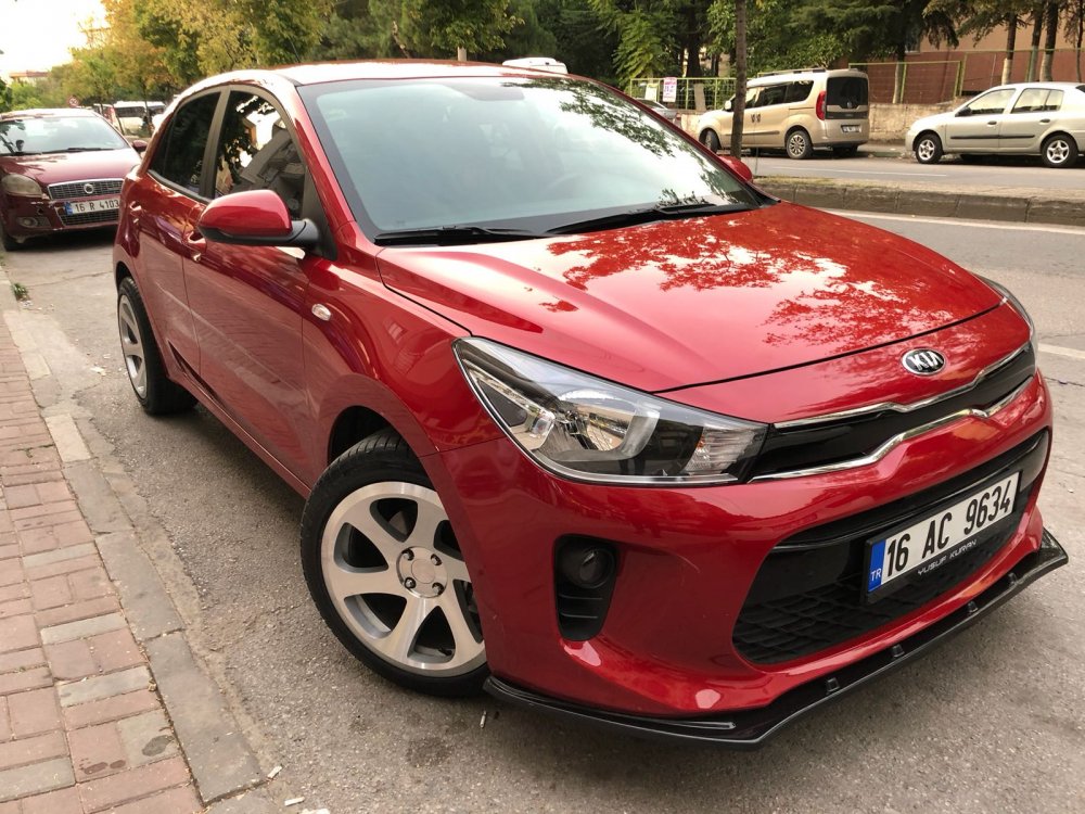 KIA RİO ÖN LİP PARLAK SİYAH YENİ KASA (plastik) | FK Tuning Shop - Oto ...